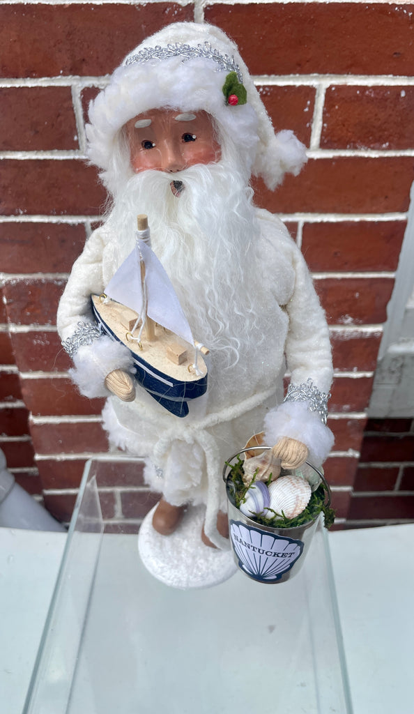 Byer's Choice Caroller - Mr. Sparkling Santa 2023 | The Hub of Nantucket