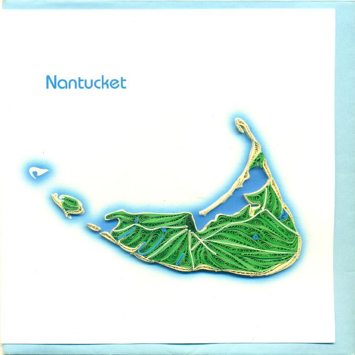 Nantucket Island Quilling Card | The Hub of Nantucket